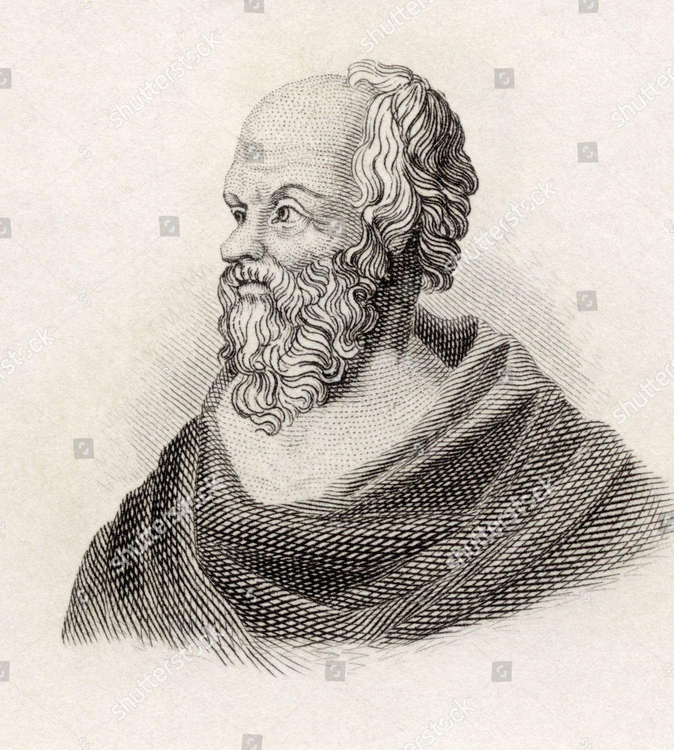 Socrates Born Circa 469 Bc Died Editorial Stock Photo - Stock Image ...