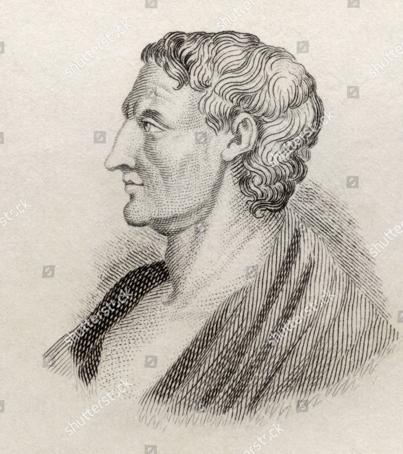 Aristotle Born 384 Bc Died 322 Editorial Stock Photo - Stock Image ...
