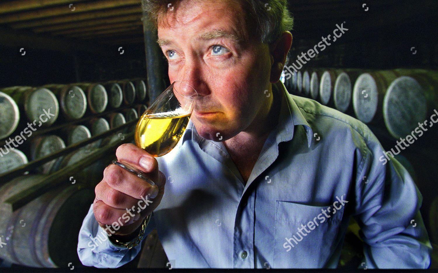 Master Distiller Jim Mcewan Noses Cask Editorial Stock Photo - Stock ...