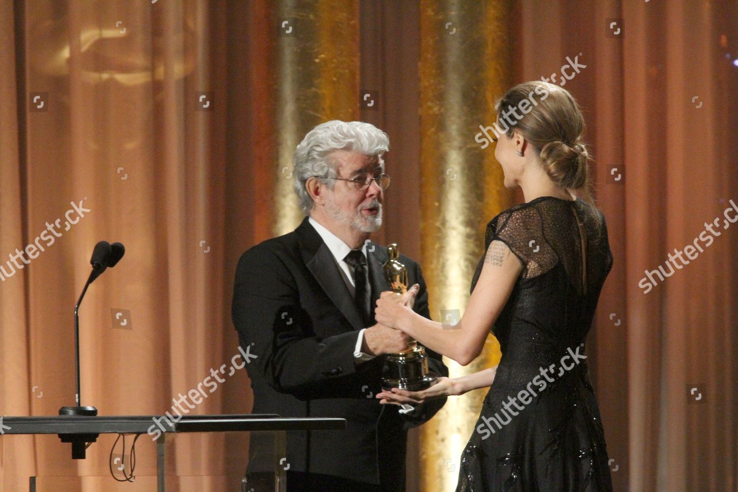 George Lucas Angelina Jolie Editorial Stock Photo - Stock Image ...