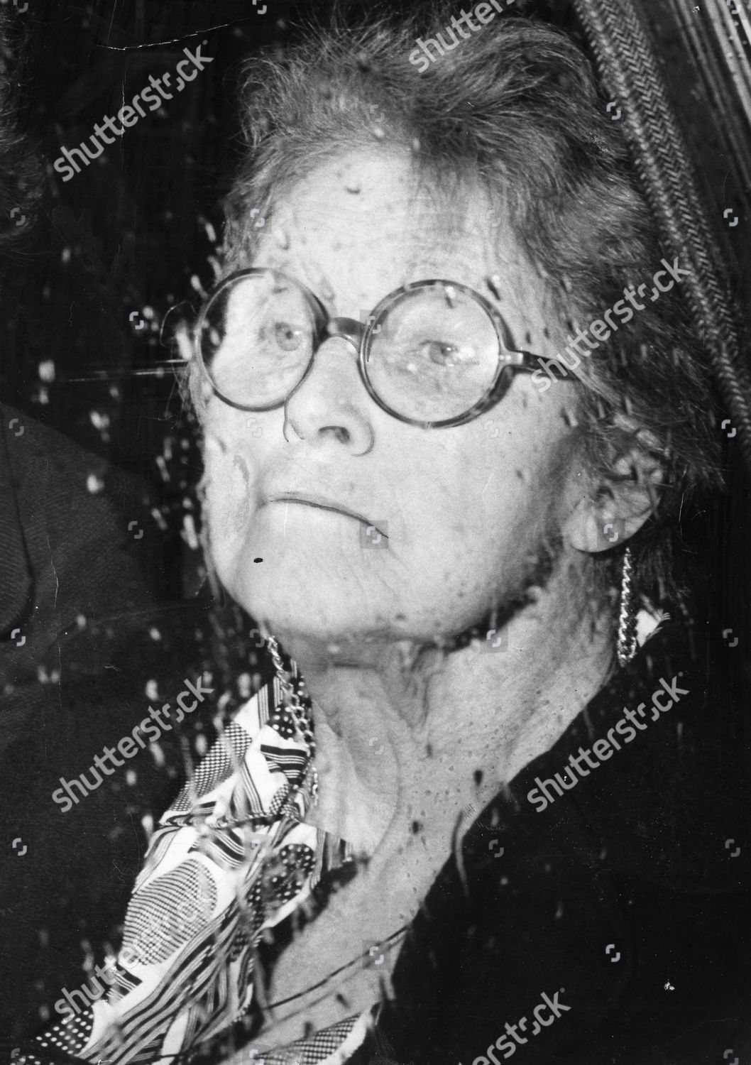 Kaitlin Dowager Countess Lucan Being Driven Editorial Stock Photo ...