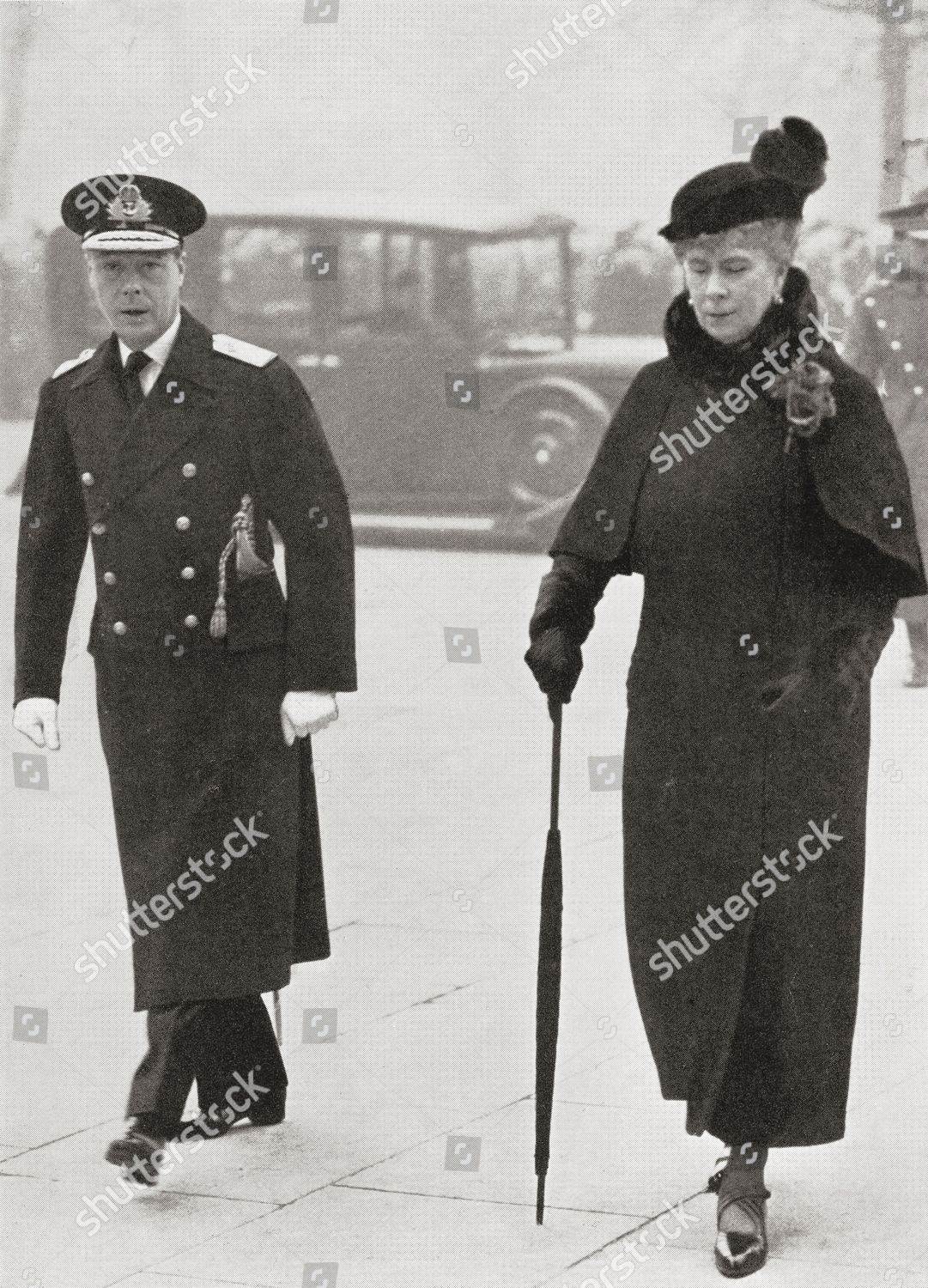 King Edward Viii Queen Mary Arriving Editorial Stock Photo - Stock ...