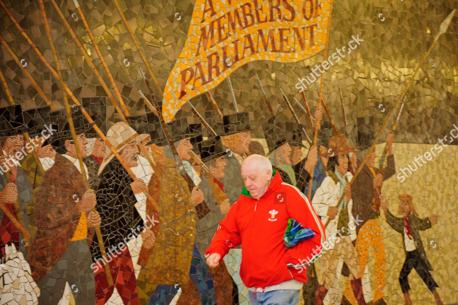 Mural Depicting 1839 Chartist Uprising Newport Editorial Stock Photo ...