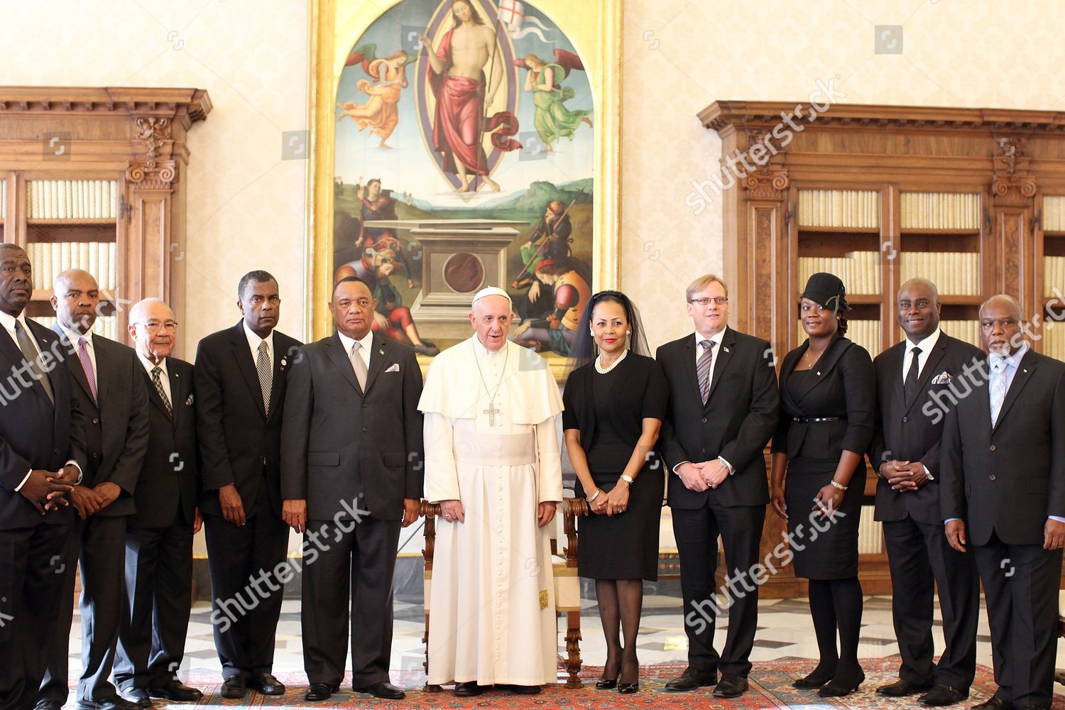 Perry Christie His Wife Bernadette Pope Editorial Stock Photo - Stock ...