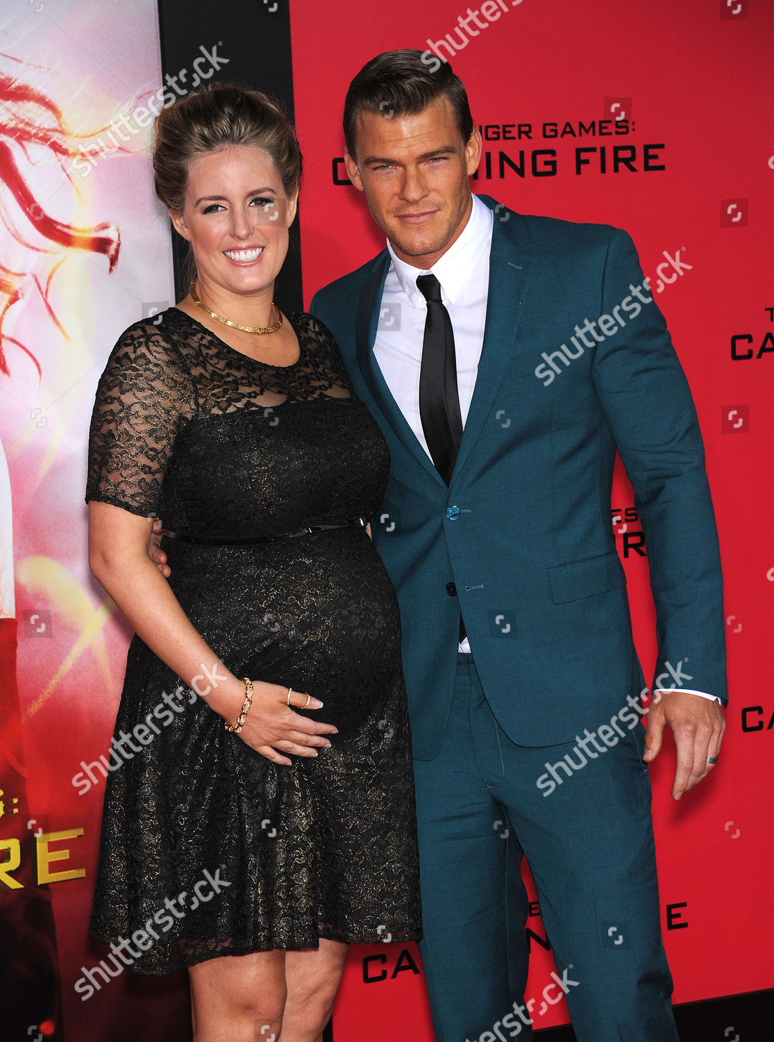 Alan Ritchson Wife Catherine Ritchson Editorial Stock Photo - Stock ...