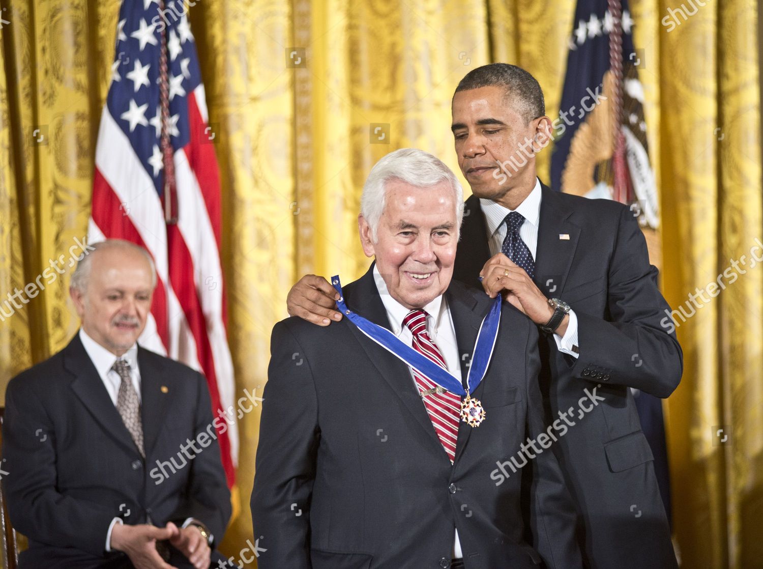 President Barack Obama Presents Medal Freedom Editorial Stock Photo ...
