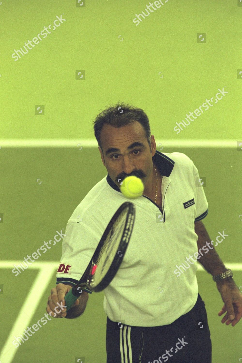 Monsour Bahrami Iranian Tennis Player Honda Editorial Stock Photo ...