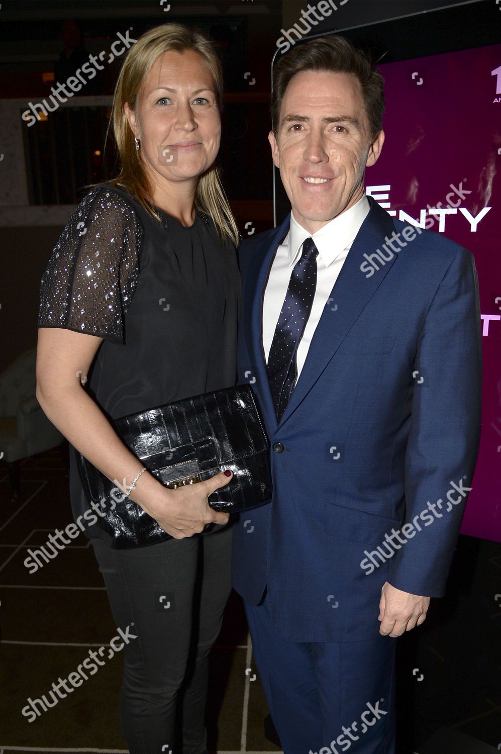 Claire Holland Rob Brydon Editorial Stock Photo - Stock Image ...