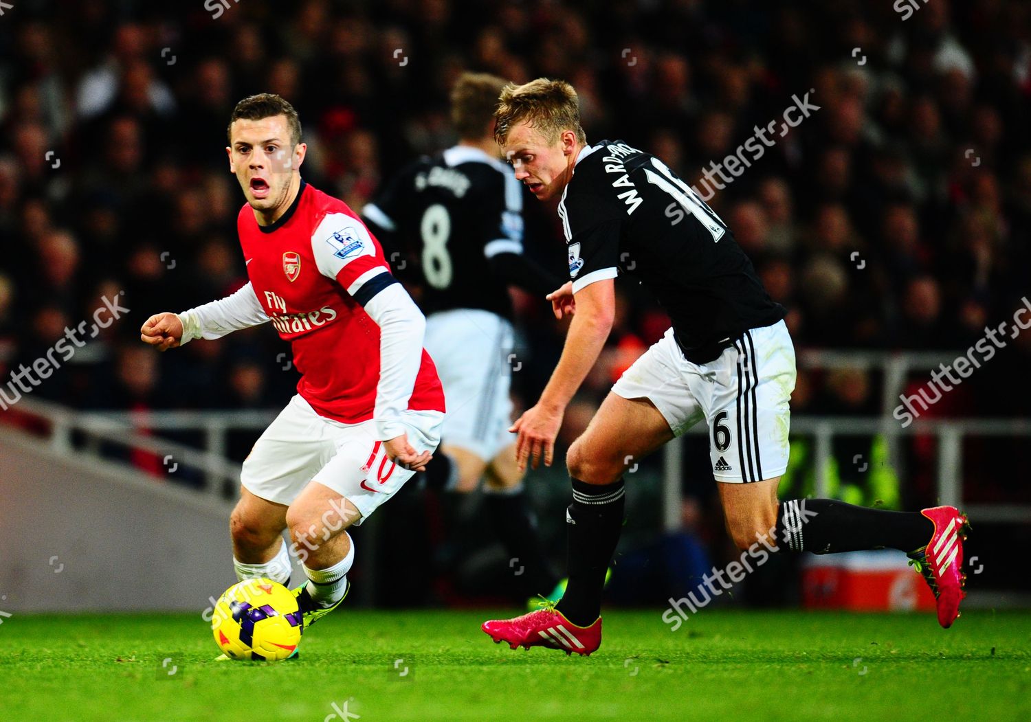 Jack Wilshere Arsenal Chased By James Editorial Stock Photo - Stock ...