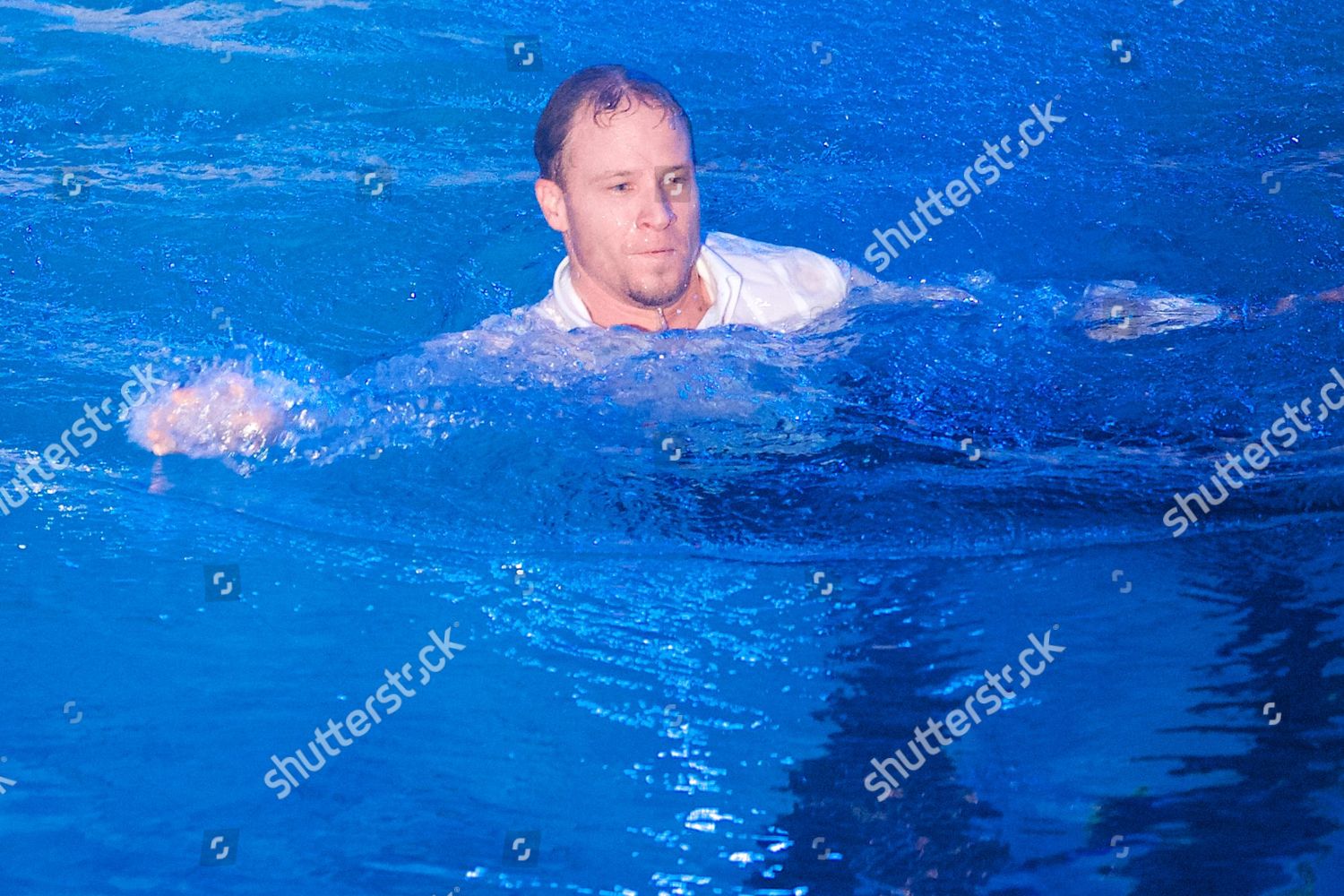 Brian Litrell Backstreet Boys Dives Into Editorial Stock Photo - Stock ...