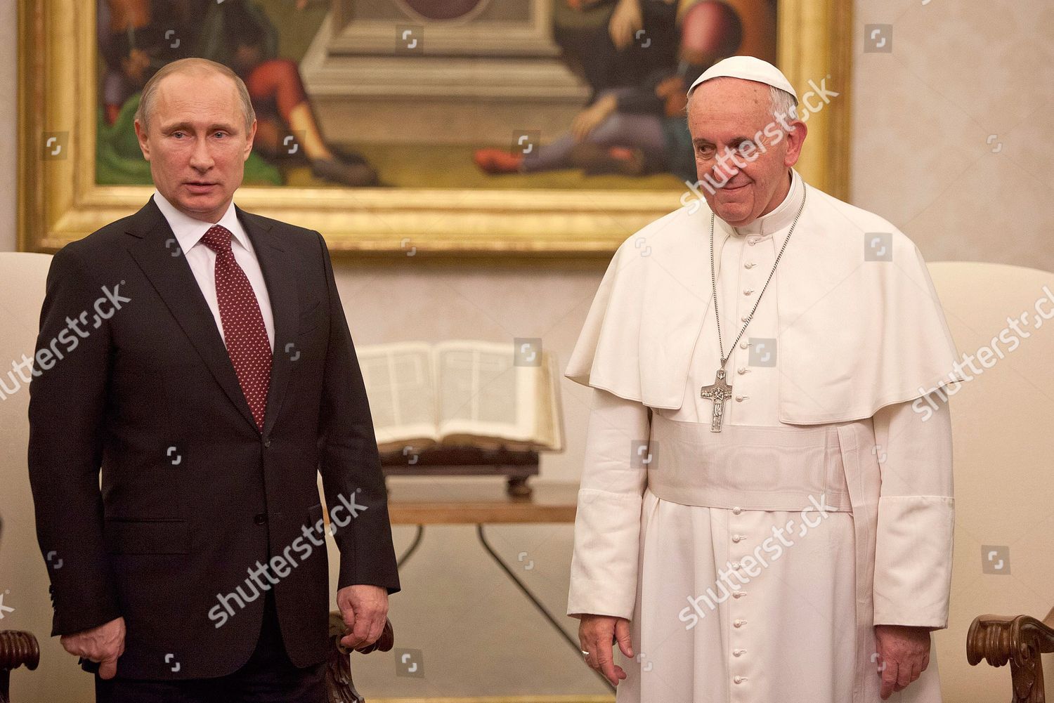 Vladimir Putin Pope Francis Editorial Stock Photo - Stock Image ...