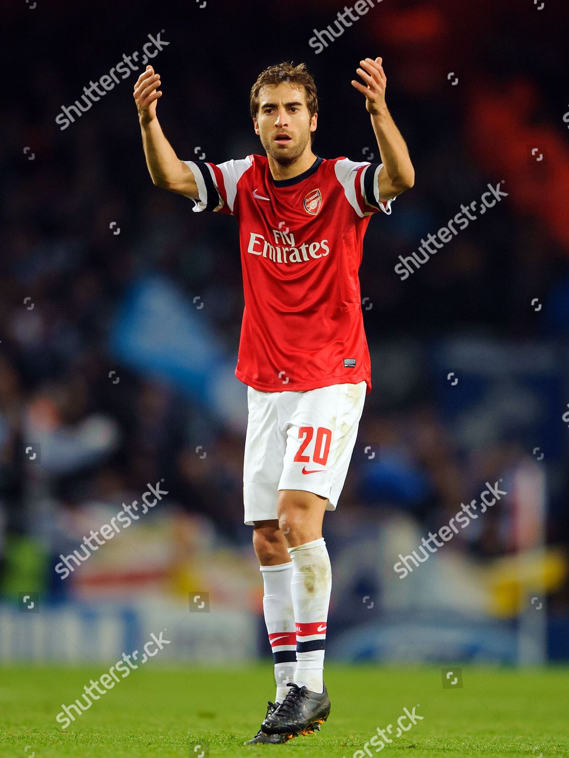 Mathieu Flamini Arsenal Shouts Encouragement Editorial Stock Photo ...