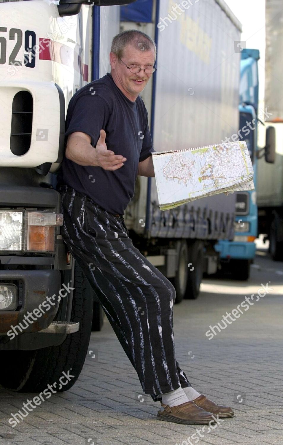 German Lorry Driver Bernd Baltes Who Editorial Stock Photo - Stock ...