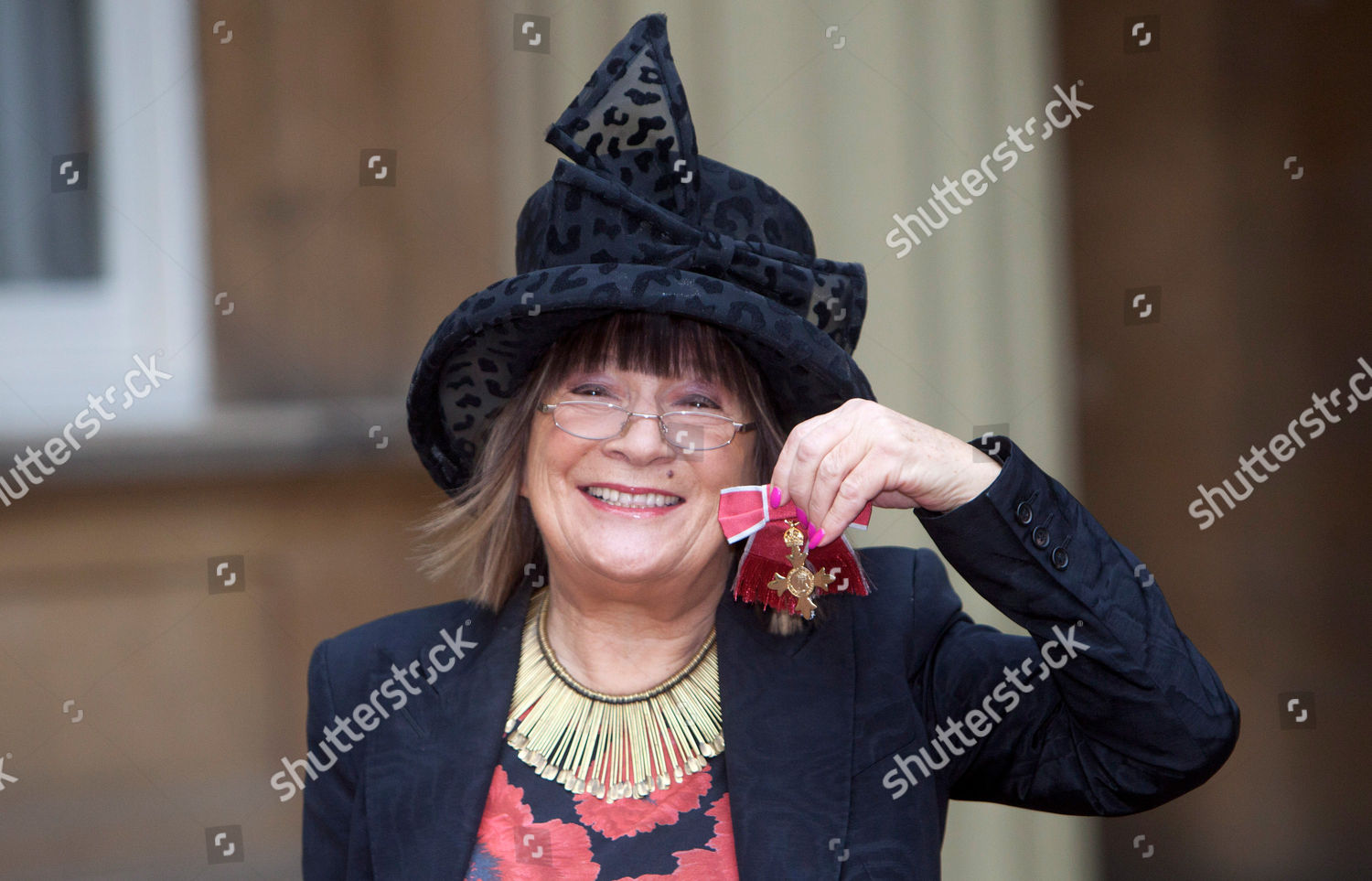 Fashion Journalist Hilary Alexander Her Obe Editorial Stock Photo ...
