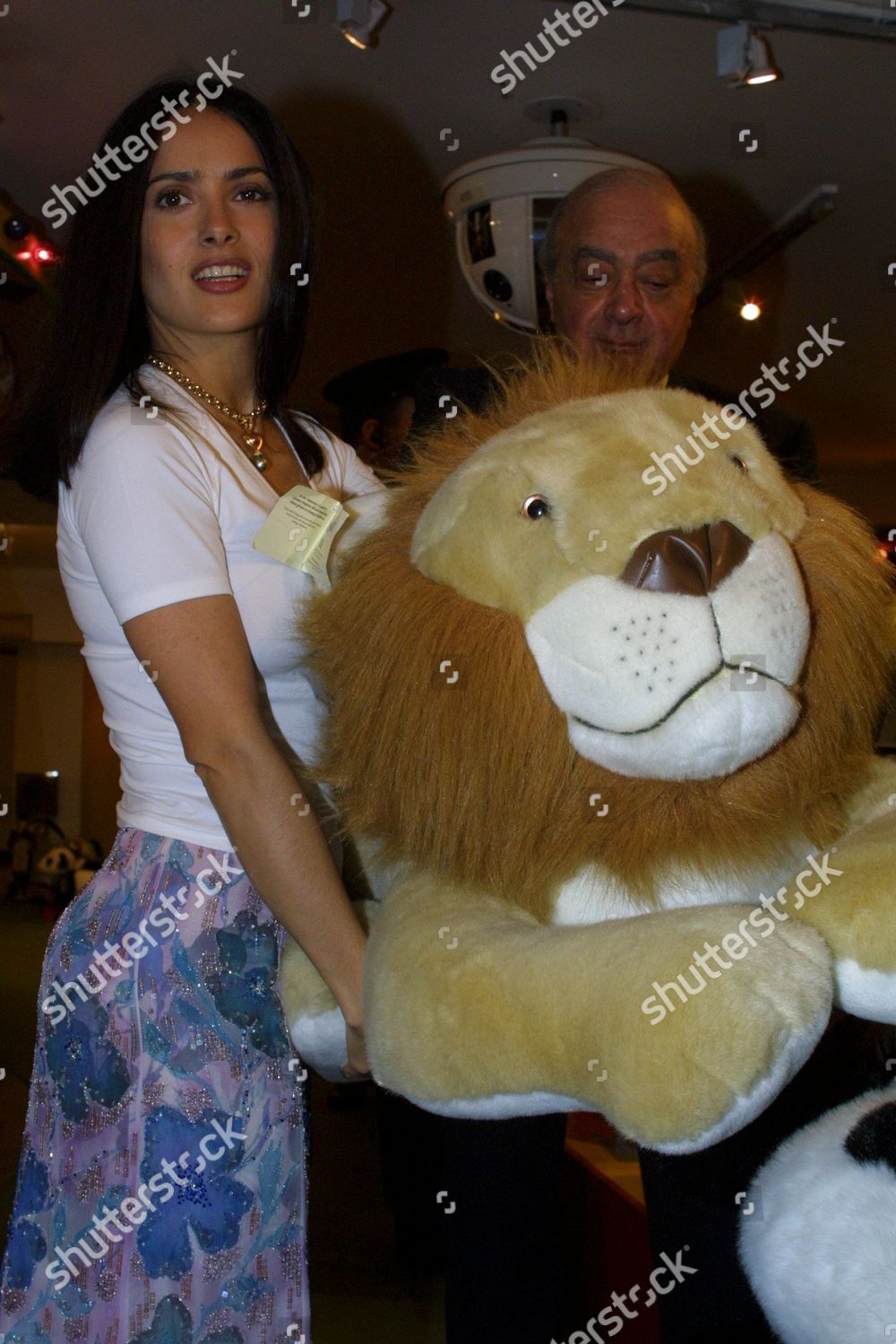 Salma Hayek Toy Lion Editorial Stock Photo - Stock Image | Shutterstock