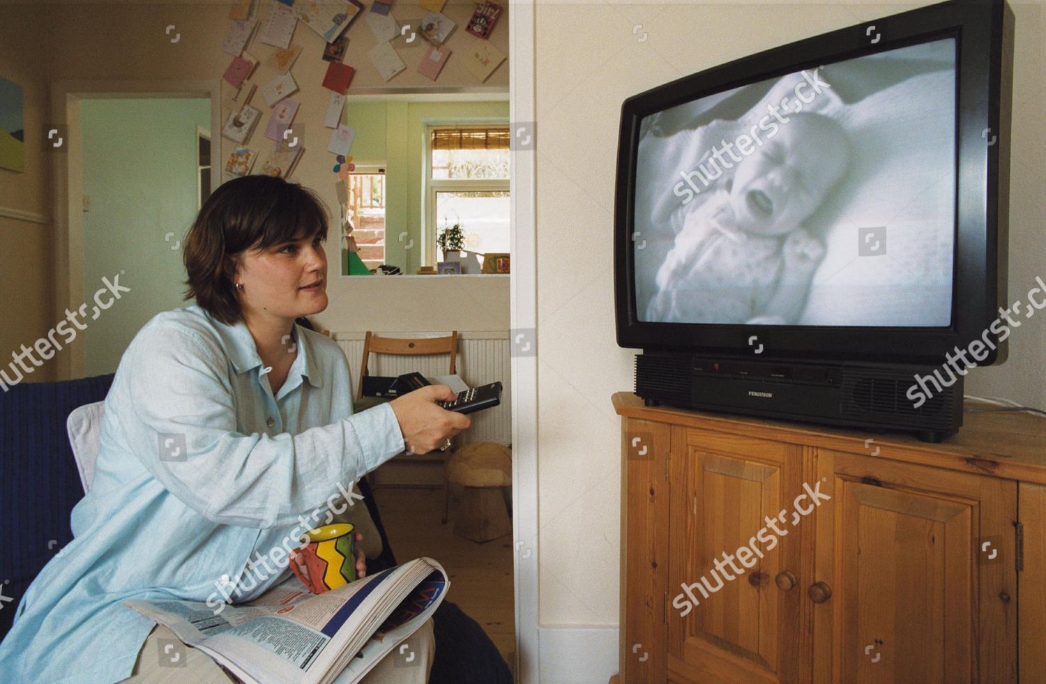 Mother Clare Stead Demonstrates Teddy Cam Editorial Stock Photo - Stock ...