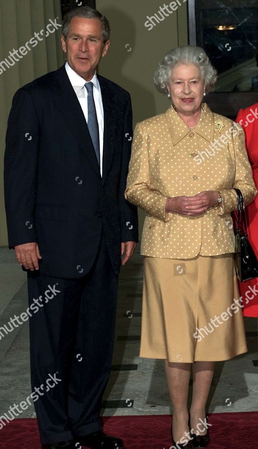 George W Bush Queen Elizabeth Ii Editorial Stock Photo - Stock Image ...