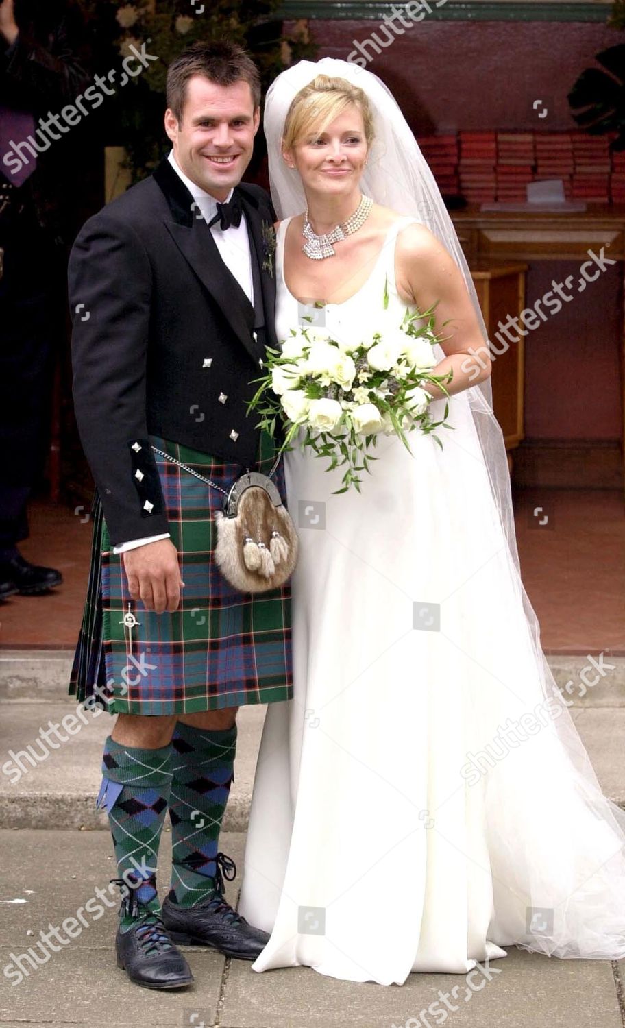 Gabby Yorath Kenny Logan Their Wedding Editorial Stock Photo - Stock ...