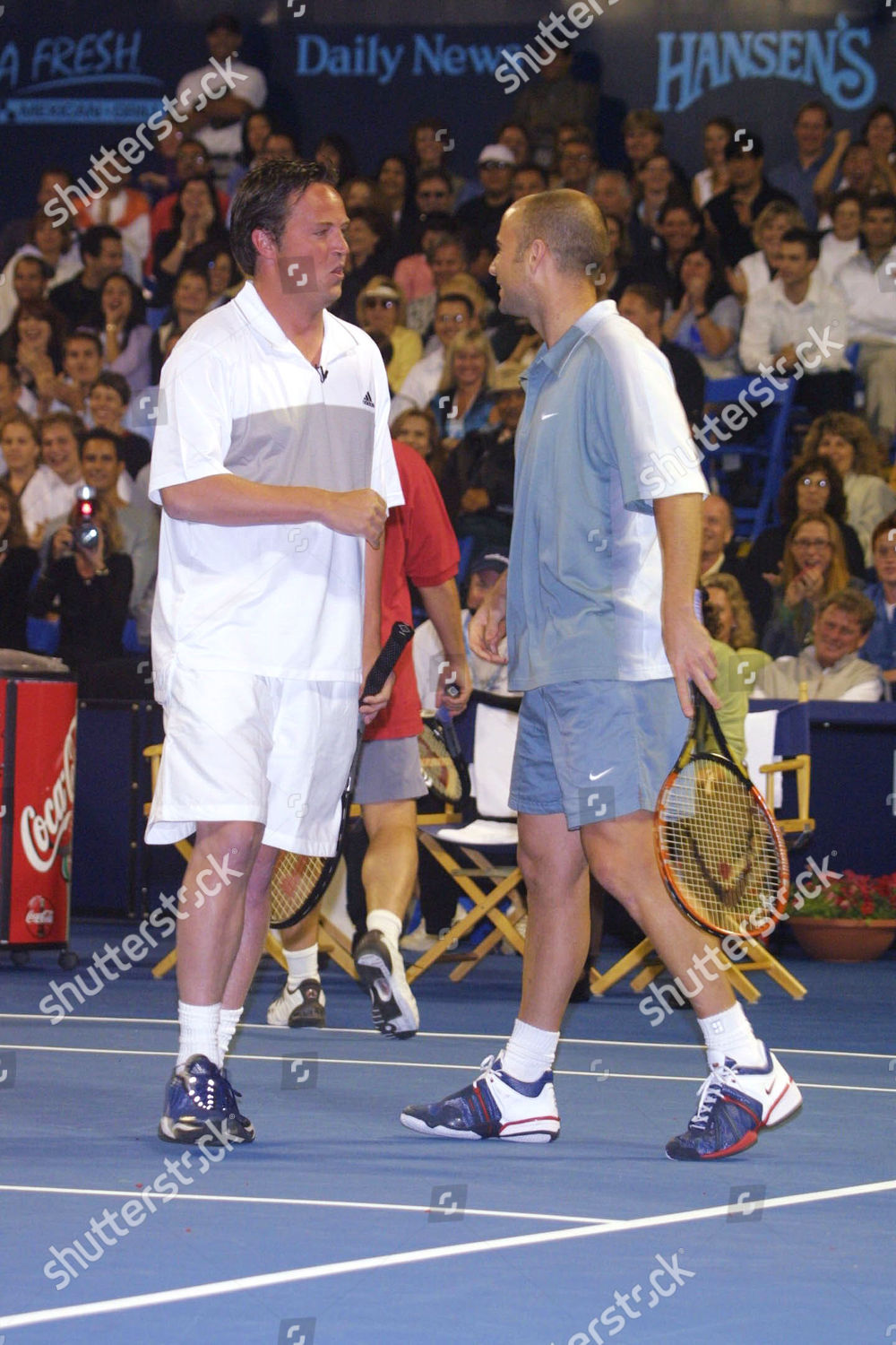 Matthew Perry Andre Agassi Editorial Stock Photo - Stock Image ...