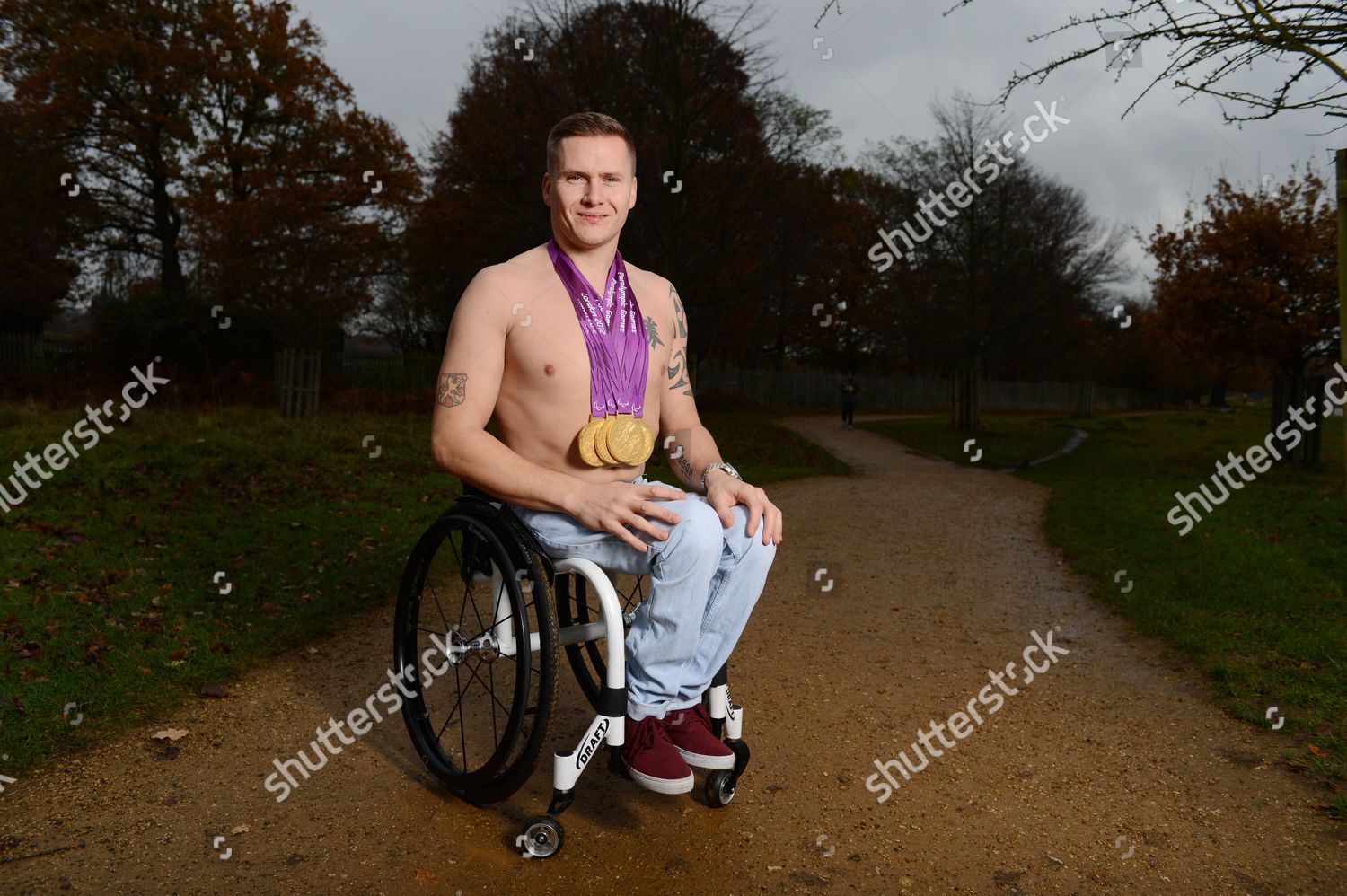 Paralympian David Weir Shows Off His Editorial Stock Photo - Stock ...