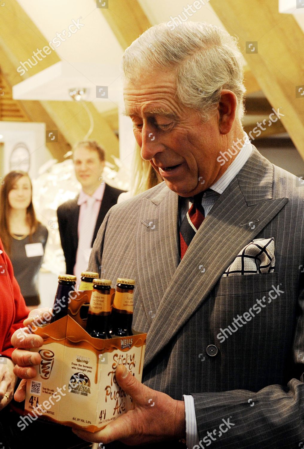 Prince Charles Presented Crate Sticky Toffee Editorial Stock Photo ...