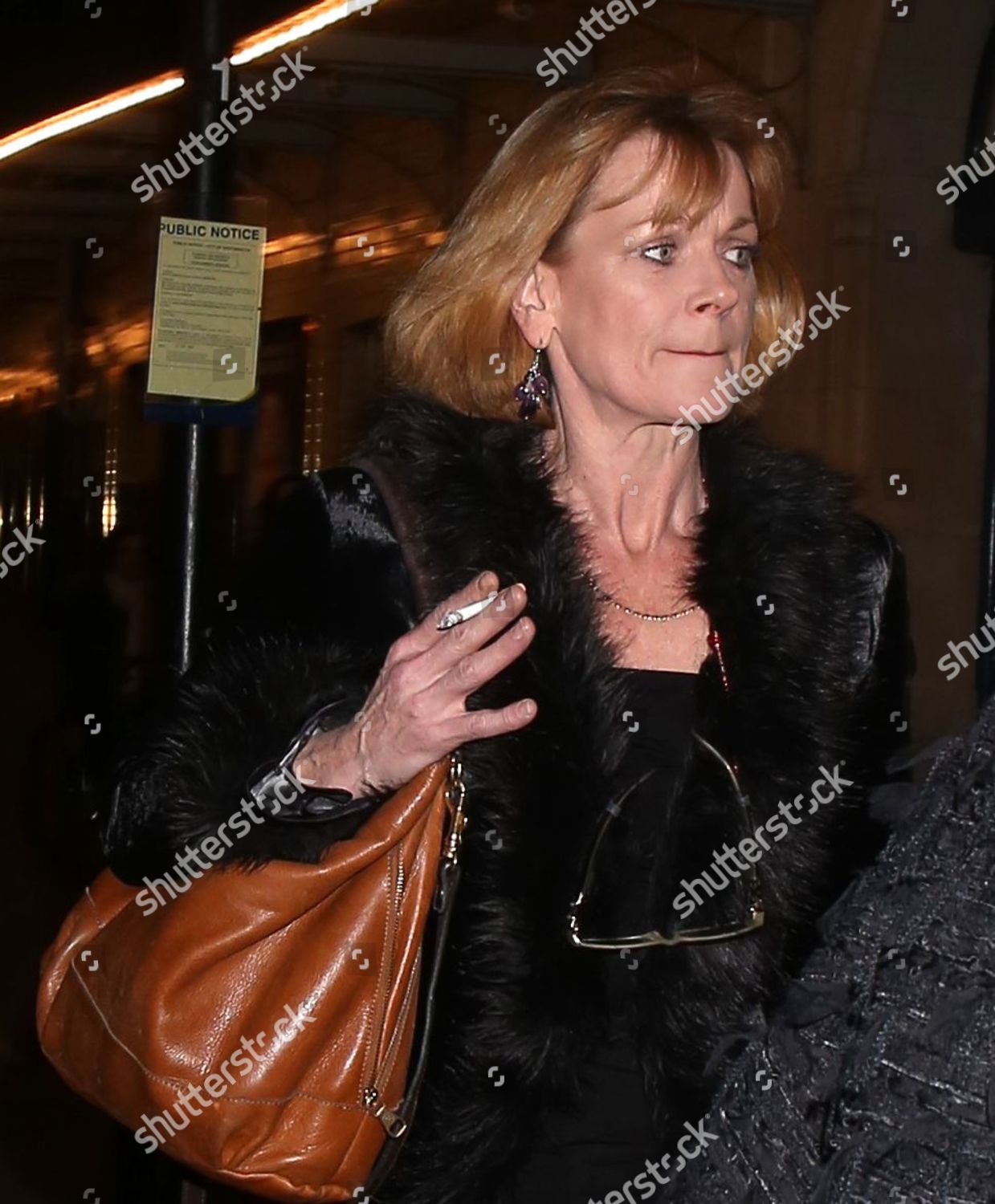 Samantha Bond Smoking Editorial Stock Photo - Stock Image | Shutterstock