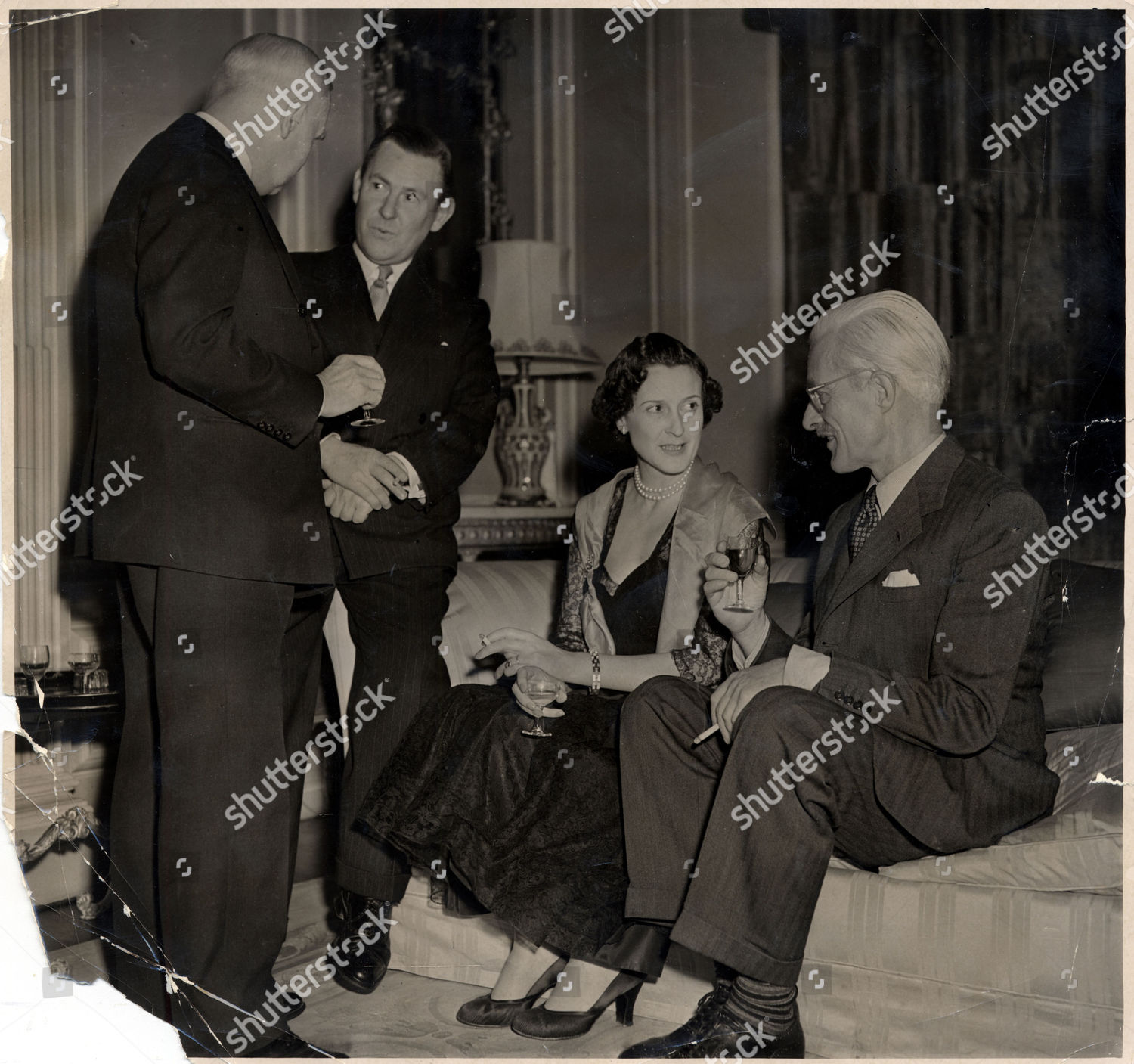 Lady Rothermere Nee Anne Charteris Latterly Editorial Stock Photo ...