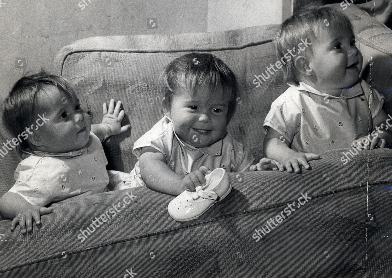 Bewley Triplets Jacqueline Joan Jennifer Their Editorial Stock Photo ...