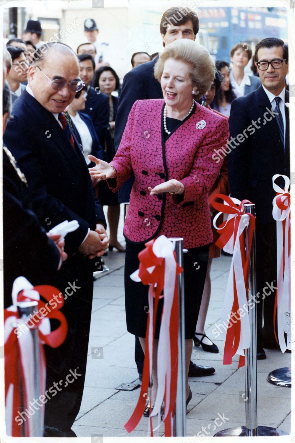 Former Prime Minister Margaret Thatcher Opening Editorial Stock Photo ...
