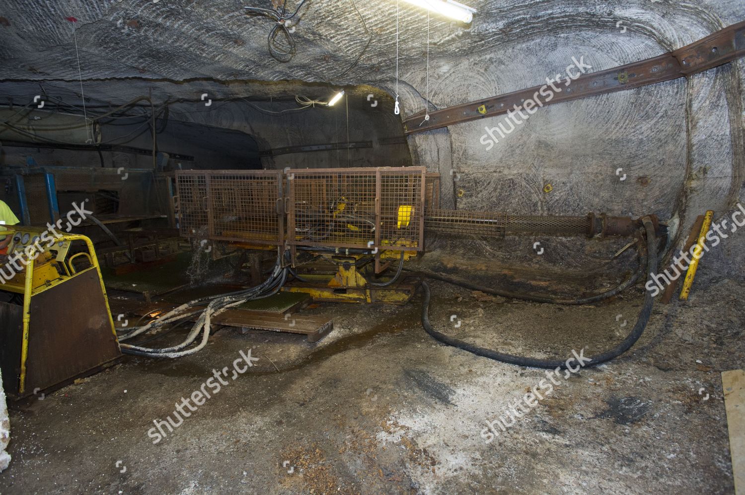 Drilling Core Sample Boulby Potash Mine Editorial Stock Photo - Stock ...