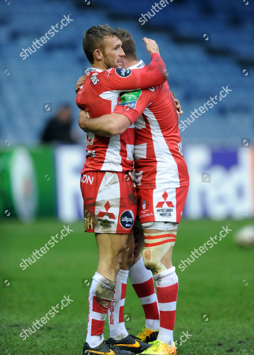 Martyn Thomas Gloucester Winger Celebrates His Editorial Stock Photo ...