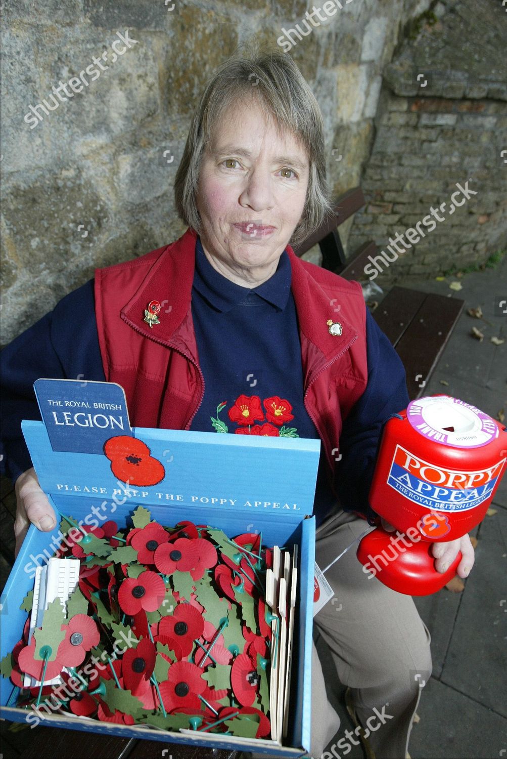 Rosemary Sadler Poppy Seller Ely War Editorial Stock Photo - Stock ...