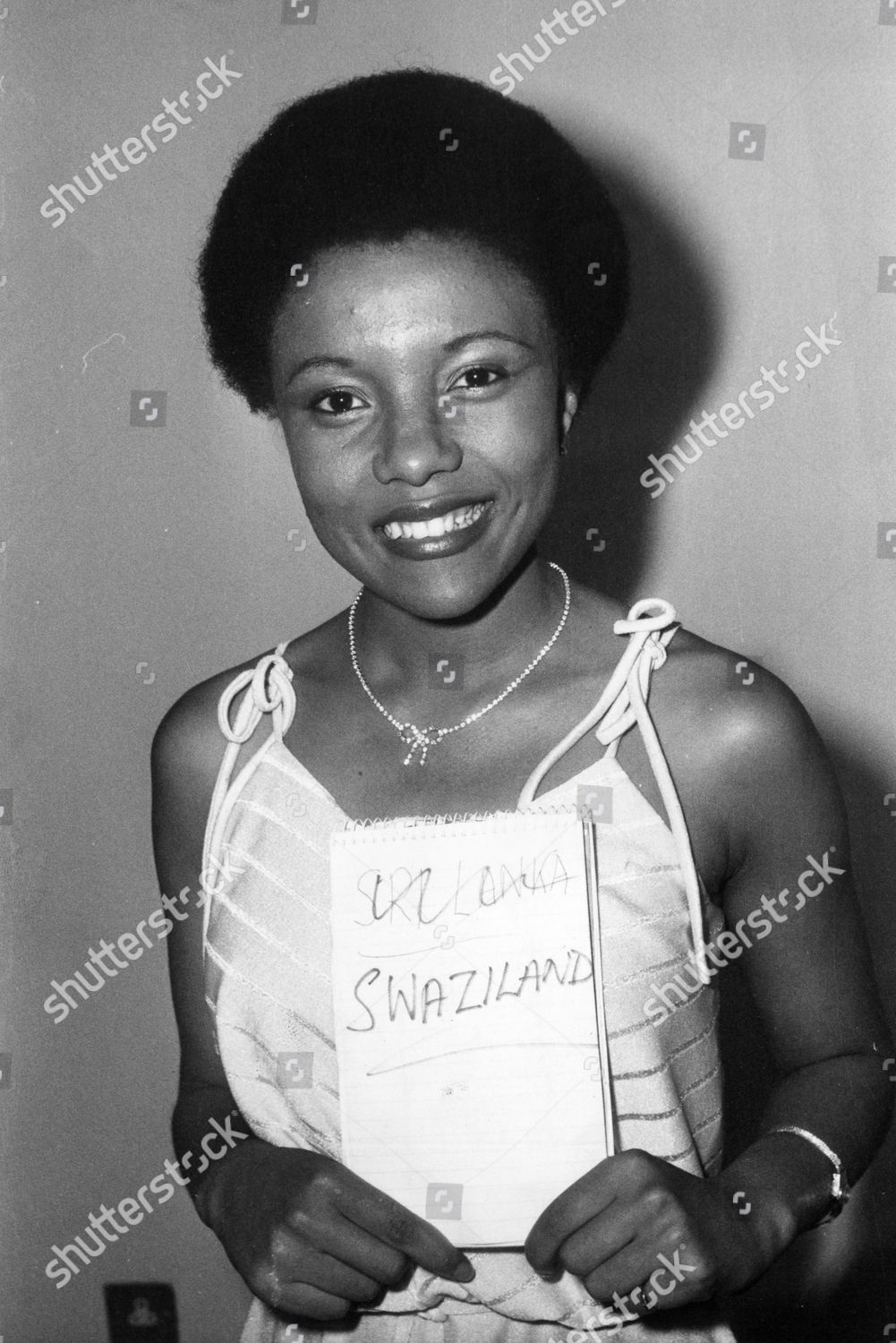 Gladys Carmichael Miss Swaziland Editorial Stock Photo - Stock Image ...