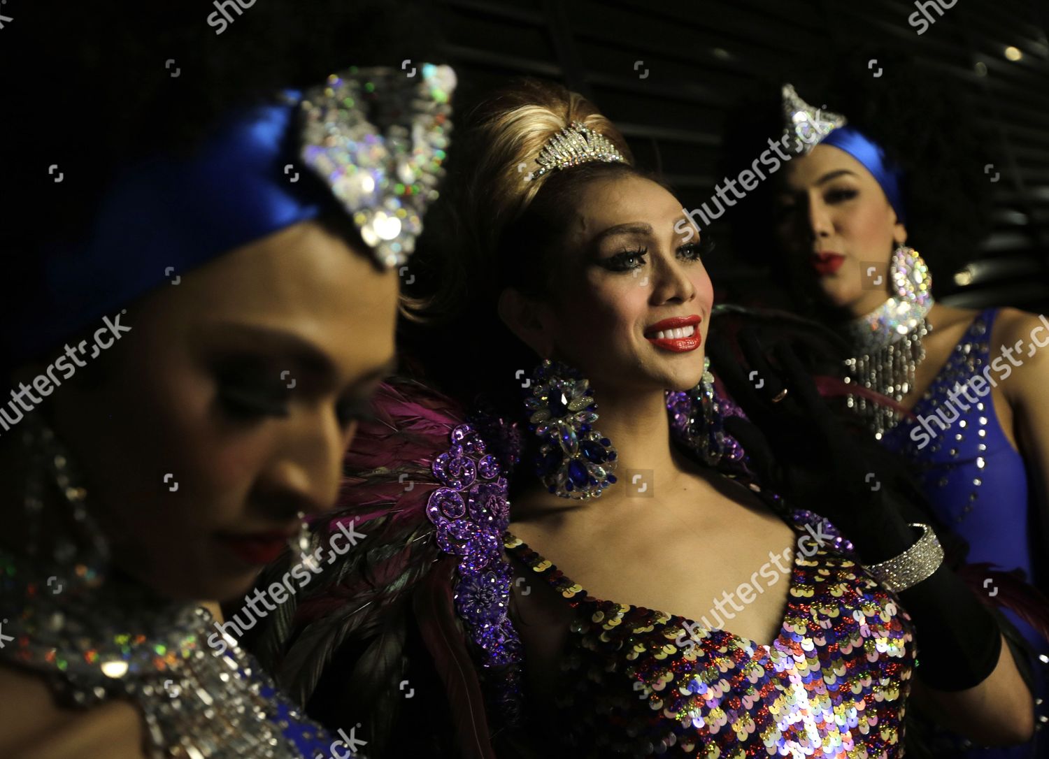 Transgender Dancers Stand Backstage Editorial Stock Photo - Stock Image ...