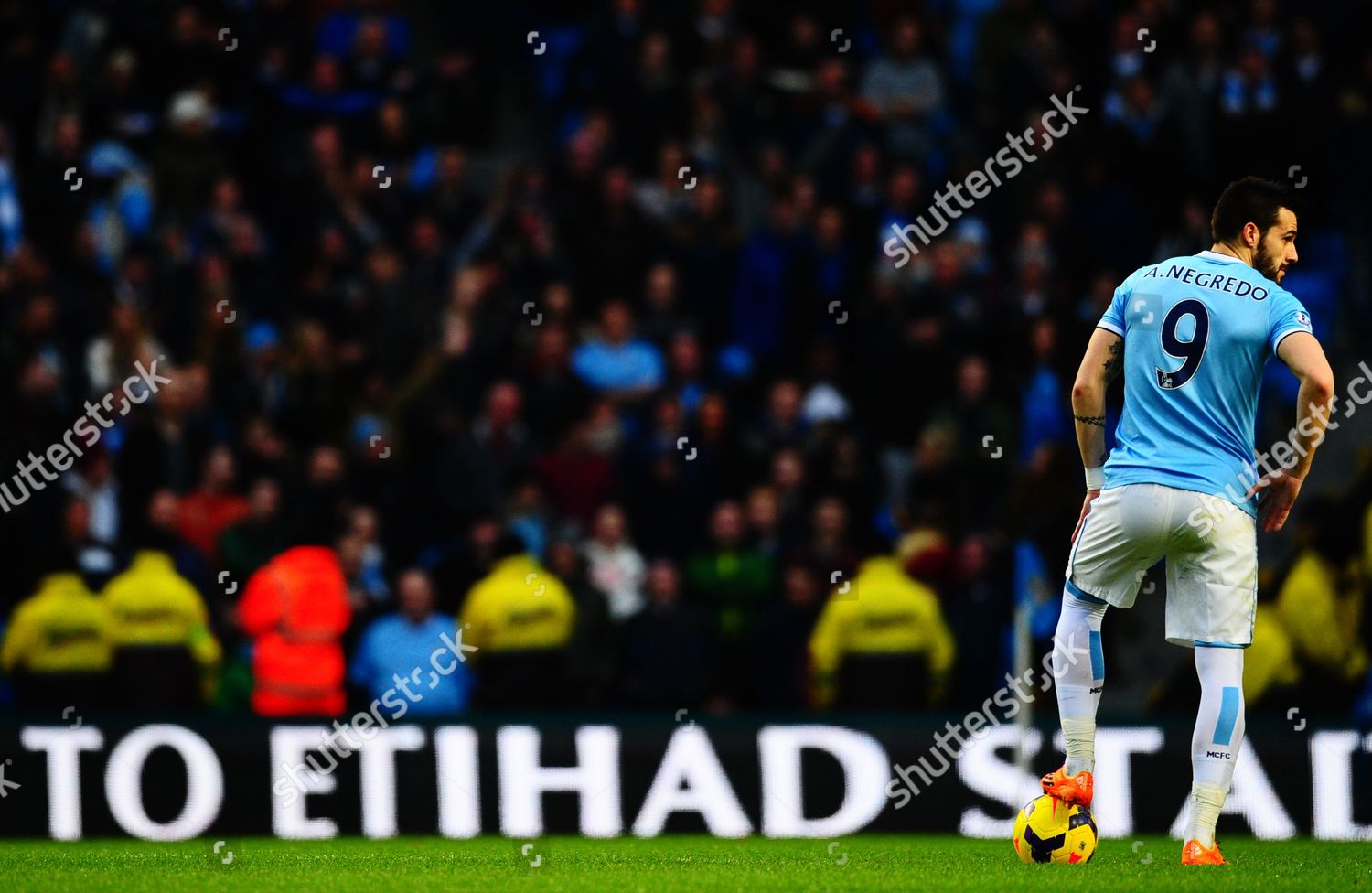 Alvaro Negredo Manchester City Editorial Stock Photo - Stock Image ...