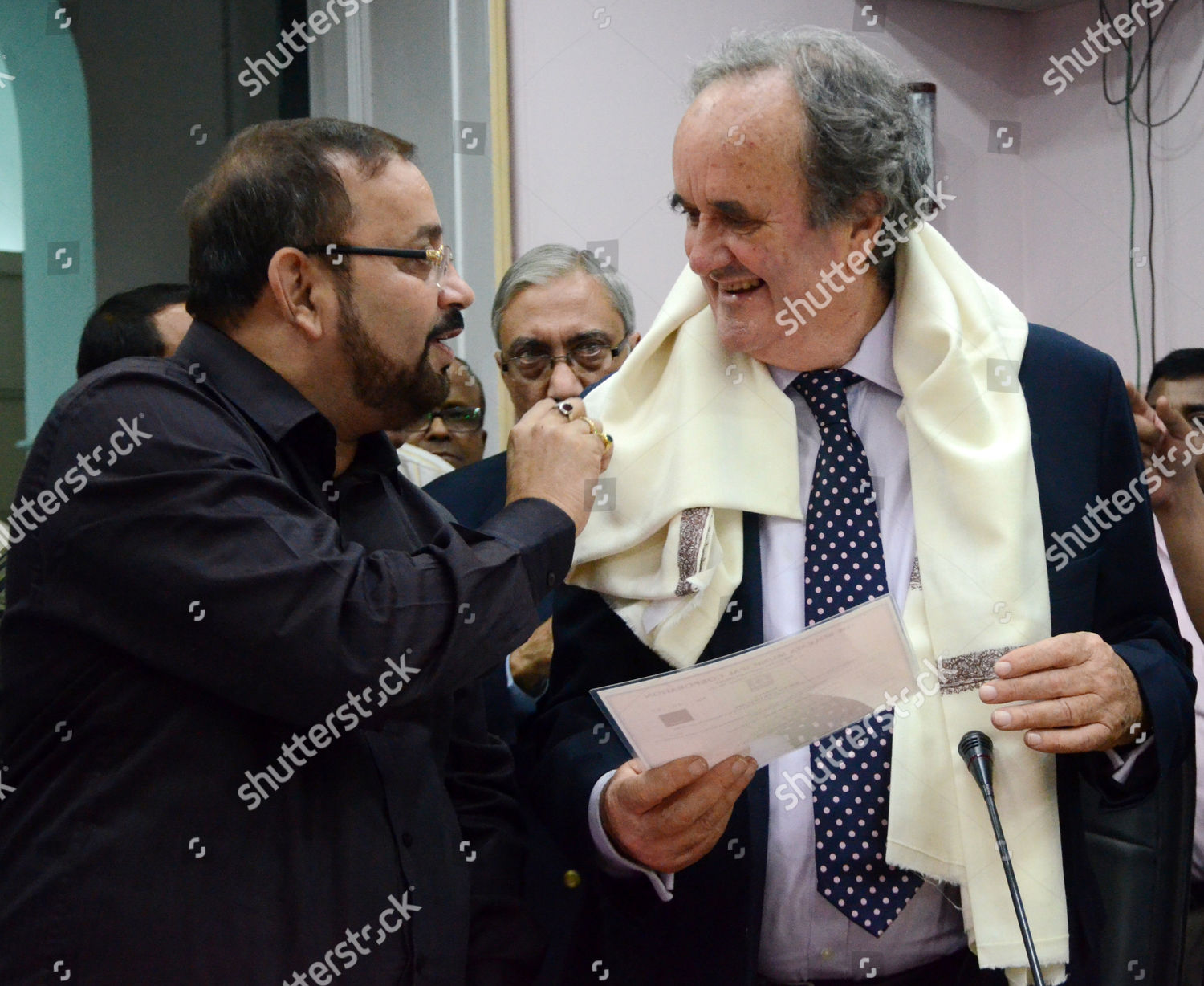 Mark Tully Received His Birth Certificate Editorial Stock Photo - Stock ...