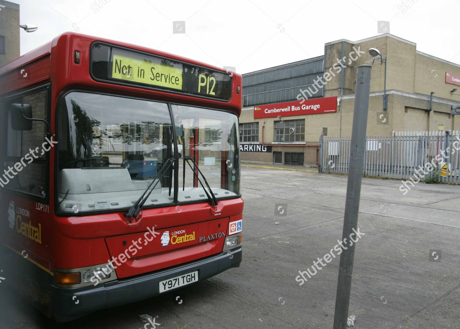 Camberwell Bus Garage Southeast London Outside Editorial Stock Photo ...