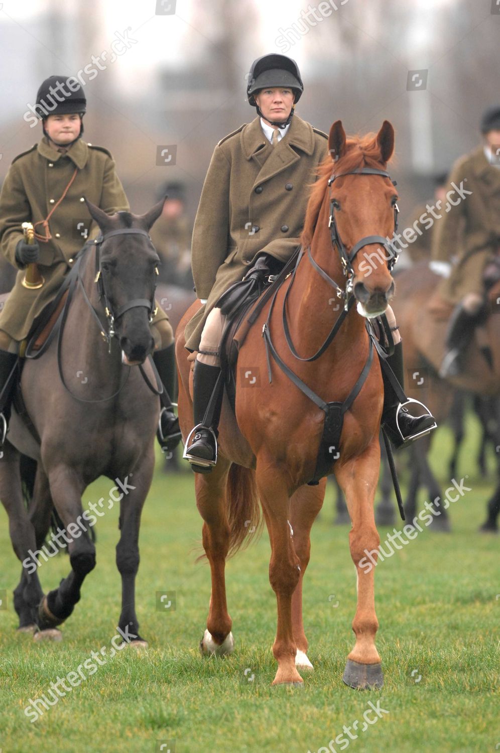 COMMANDING OFFICER MAJOR ERICA BRIDGE RIDING Editorial Stock Photo ...