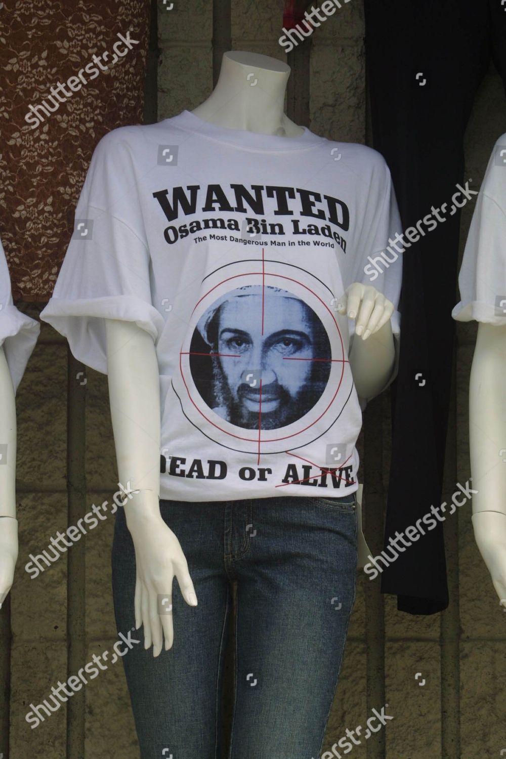 Osama Bin Laden T Shirt Wanted Editorial Stock Photo - Stock Image ...