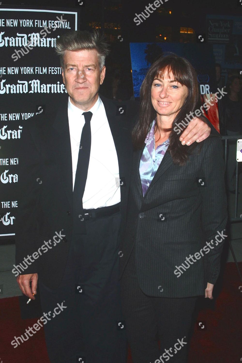 David Lynch Wife Mary Sweeney Editorial Stock Photo - Stock Image ...