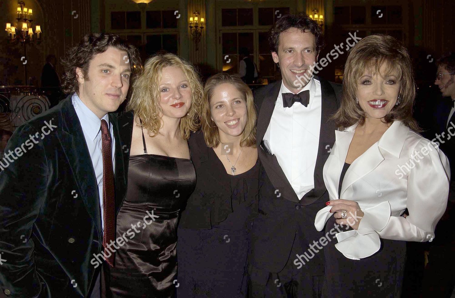 Joan Collins Sacha Newley Tara Newley Editorial Stock Photo - Stock ...