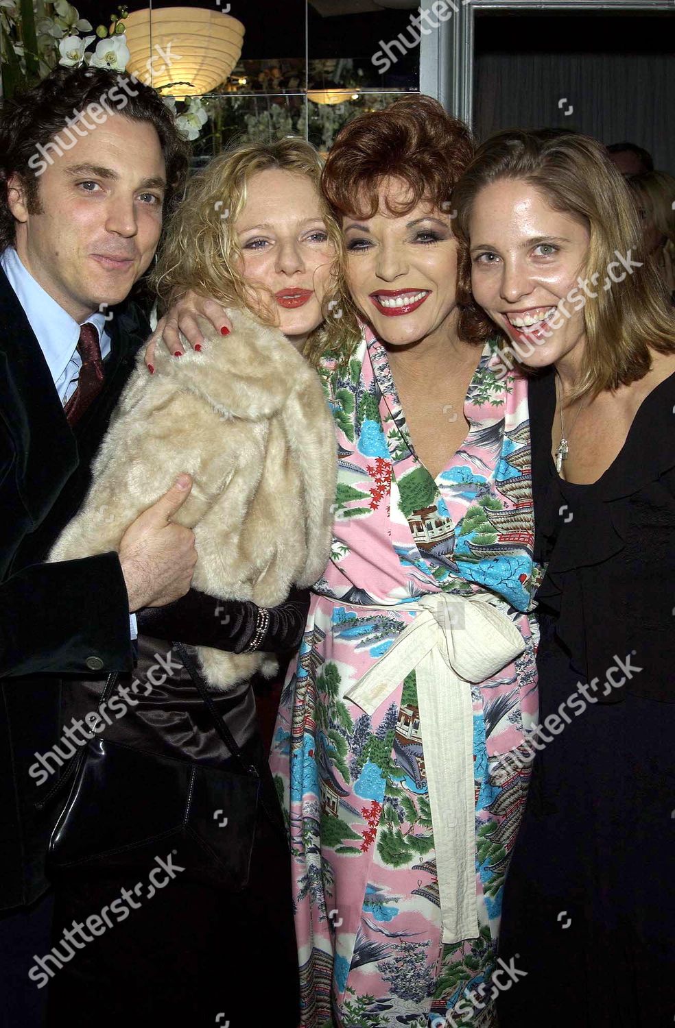 Joan Collins Sacha Newley Tara Newley Editorial Stock Photo - Stock ...