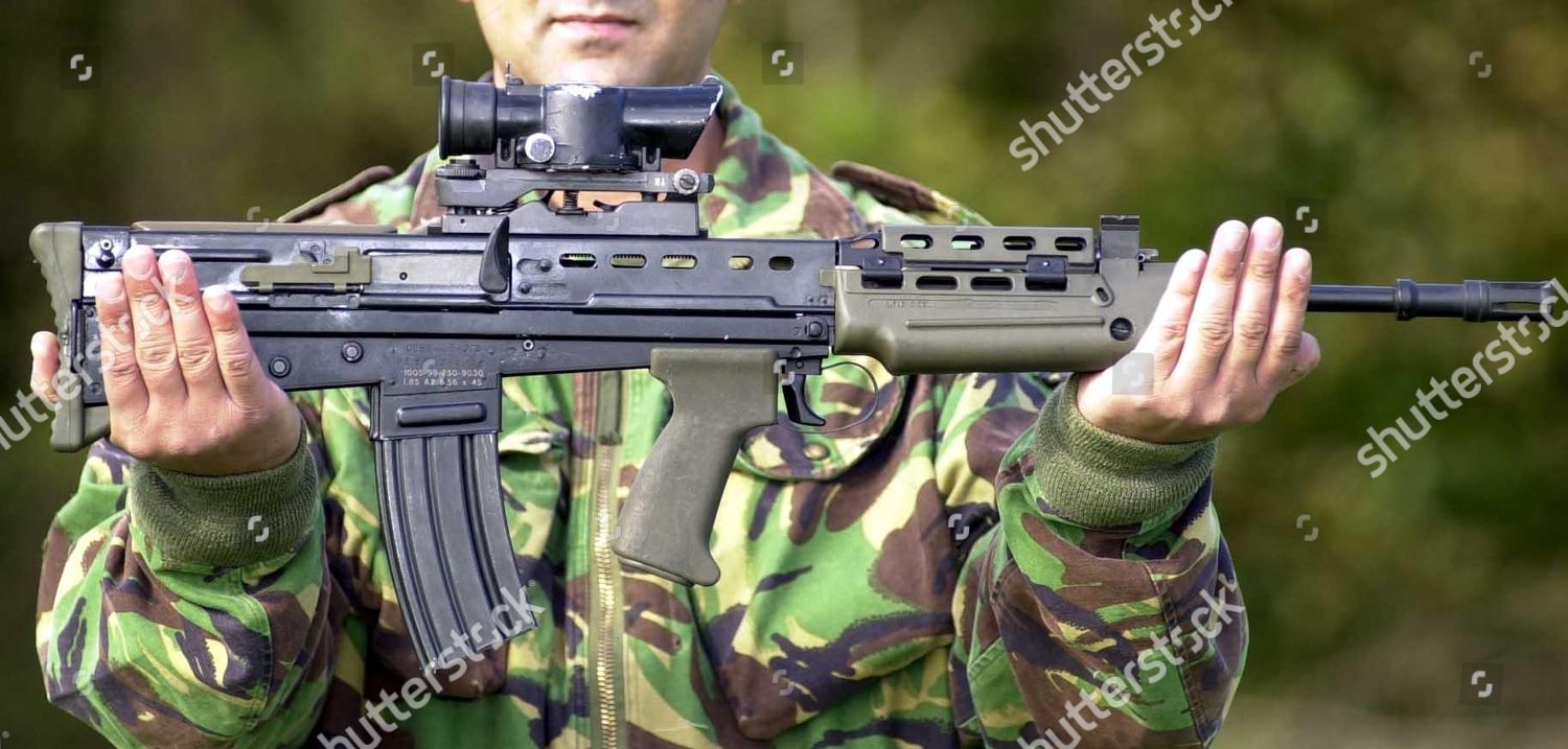 New Sa 80 A2 Rifle Editorial Stock Photo - Stock Image | Shutterstock