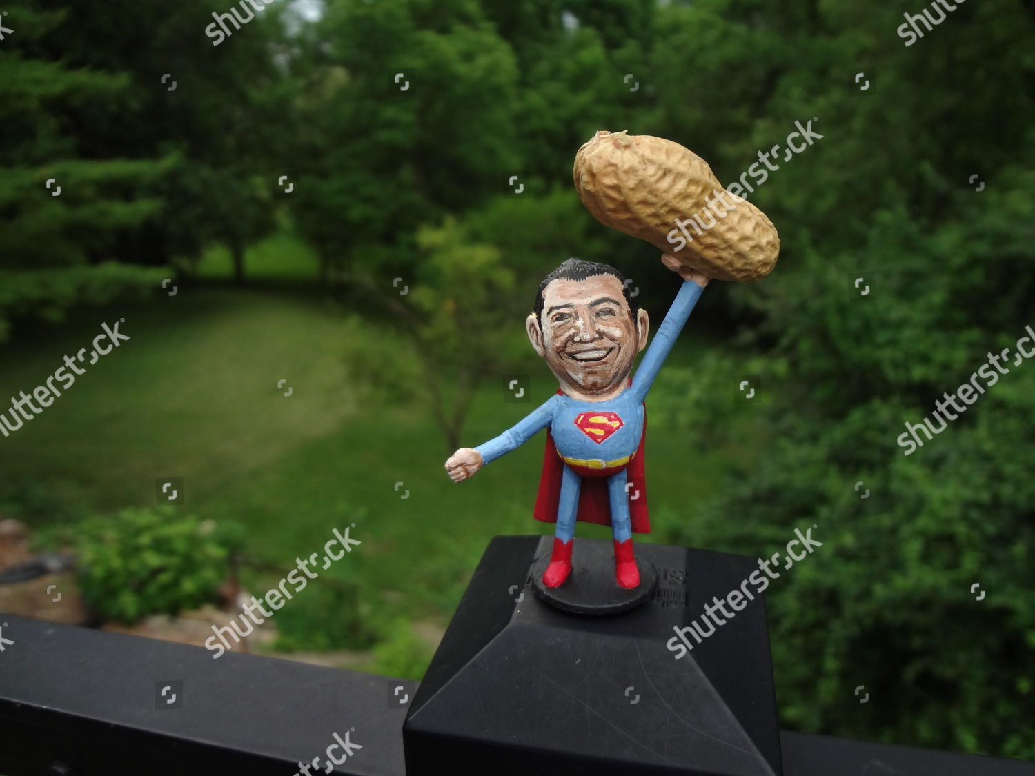 Superman Holding Nut Editorial Stock Photo - Stock Image | Shutterstock