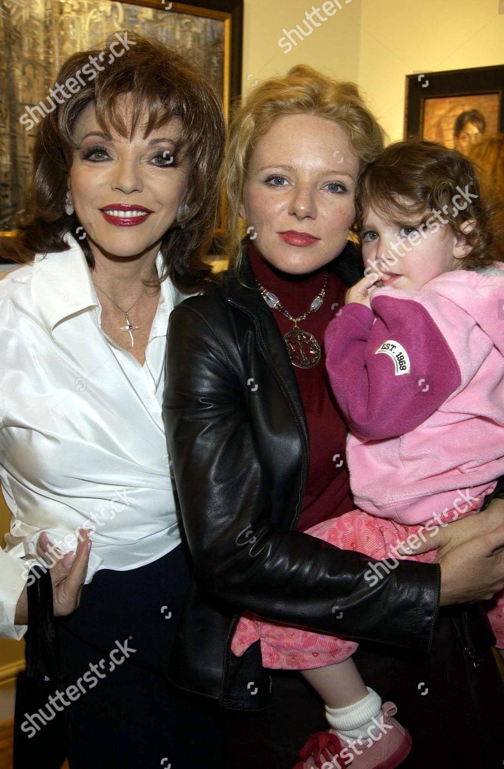 Joan Collins Tara Newley Her Daughter Editorial Stock Photo - Stock ...