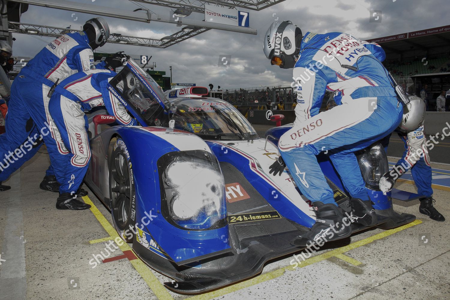 Toyota No7 Pit Lane During 24 Editorial Stock Photo - Stock Image ...