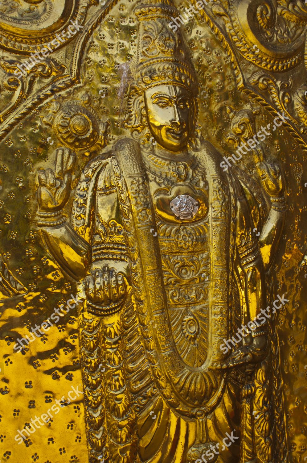 Relief God Vishnu Janardana Swami Temple Editorial Stock Photo - Stock ...