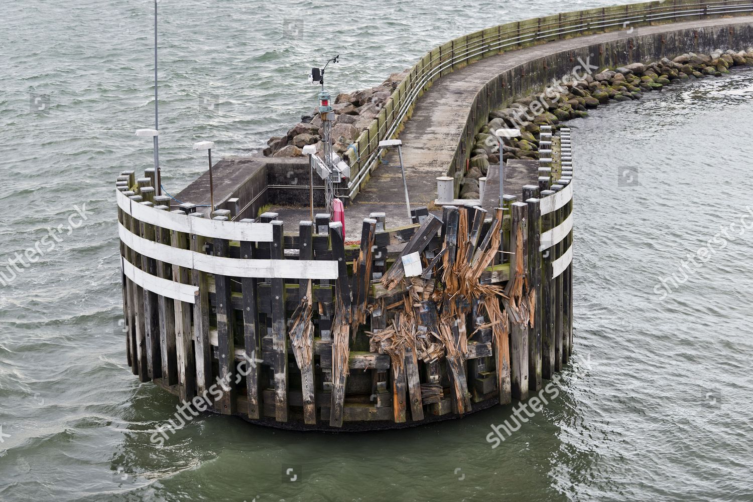 Damaged Quay Port Editorial Stock Photo - Stock Image | Shutterstock