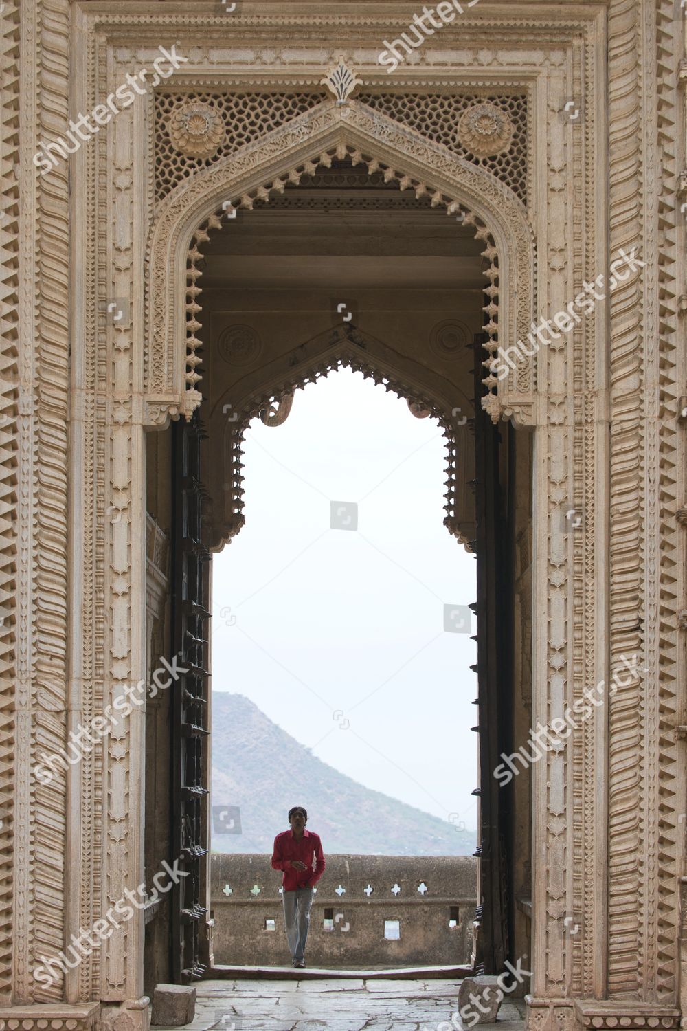 Main Entrance Hathi Pol Elephant Gate Editorial Stock Photo - Stock ...