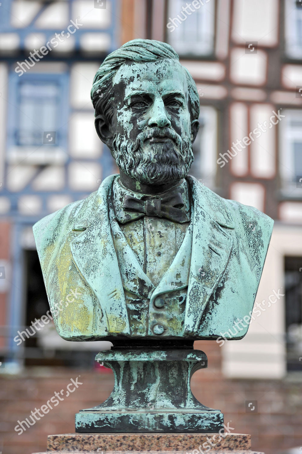 Bronze Bust Monument Johann Philipp Reis Editorial Stock Photo - Stock ...